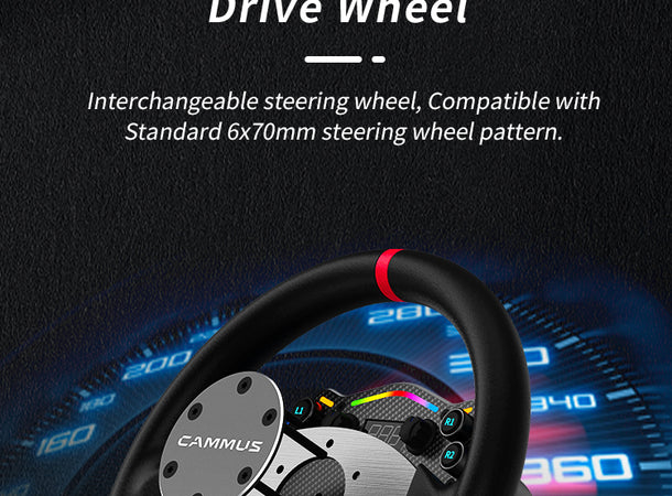 Cammus C12 Direct Drive Wheelbase 2in1 – VR Zone Australia